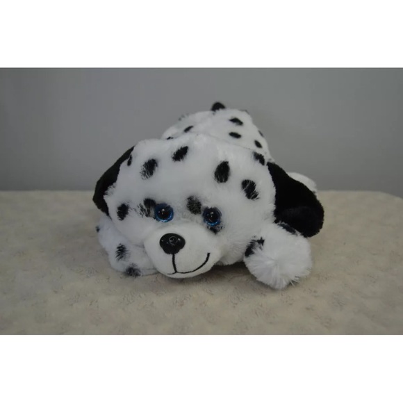calplush | Toys | Calplush Black White Puppy Dog Plush Stuffed Animal ...